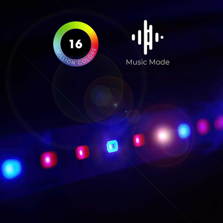 Светодиодные ленты Homm by BlupebbleLumina Smart RGB, 16 млн цветов