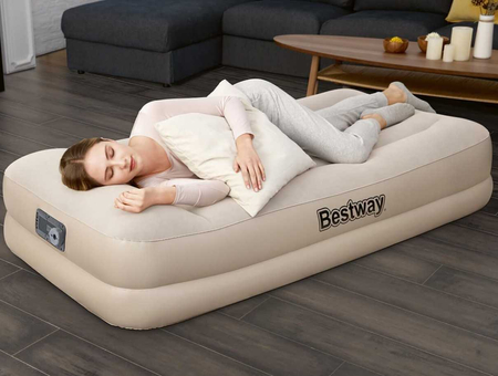 Кровать надувной-191х97х42 см Bestway-67694 Насос и доставка бесплатно