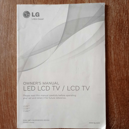 Продам телевизор LG 34.