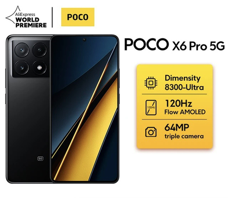 Poco X 6 pro smartfoni sotiladi . Xotira 12/512 .Xolati yangi