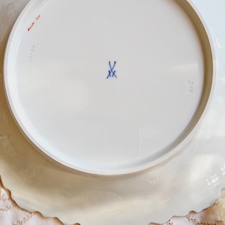 Старинное блюдо Meissen