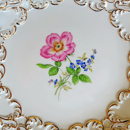 Старинное блюдо Meissen