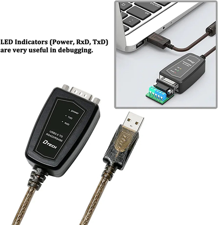 Usb 2.0 Rs 422- Rs 485 com, Chipset