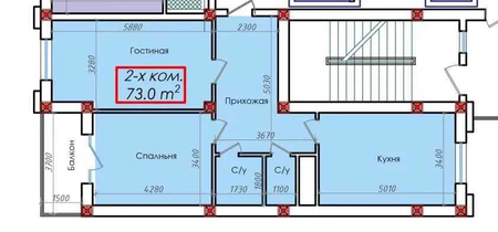 Продам квартиру на ЖК 