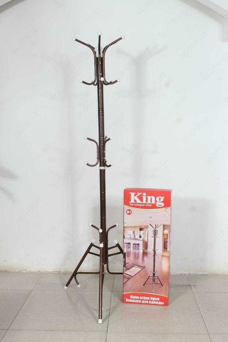 Кийим осгич СТОЙКИЙ вишилка вешелка KING 185 sm Дастафка бор