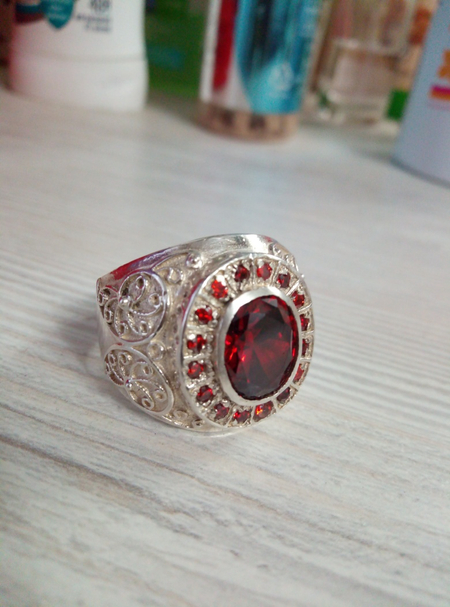 Серебряный перстень кольцо