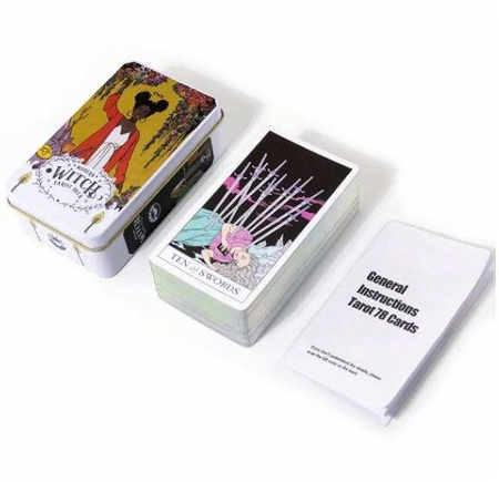 Таро МАК Современной ведьмы (Modern Witch Tarot),в жестяном боксе!