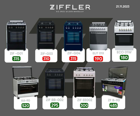 Газовая плита ZIFFLER G01