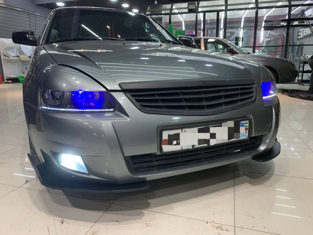 Обвес Сплитеры на Lada Priora. Tuning lada Priora