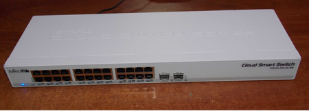 MikroTik CRS326-24G-2S+RM коммутатор