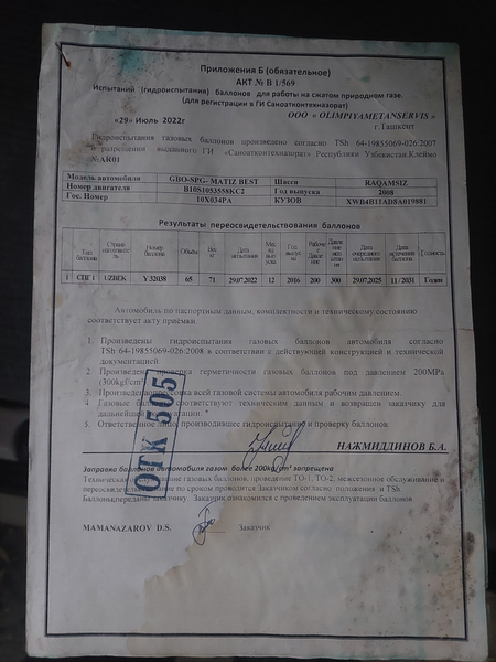 Продаётся газ балон метан 65 литр