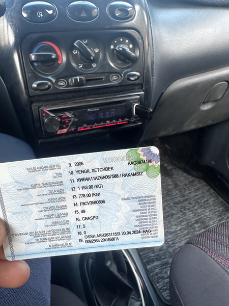 Avtomobil matiz mx