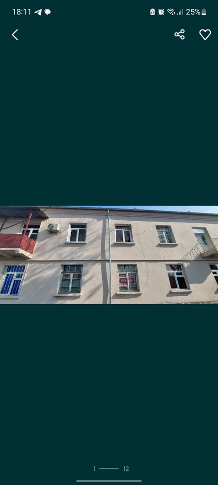Продаётся 3х комнатная квартира город. Каканд. Оринтир 16 школа