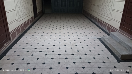 Burchatka,  kafel, beton ishlari