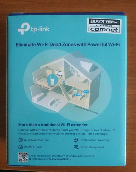 Усилитель Wi-Fi сигнала TP-link RE315 AC1200 с поддержкой Mesh