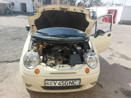 Matiz 2015 года выпуска метан автомат