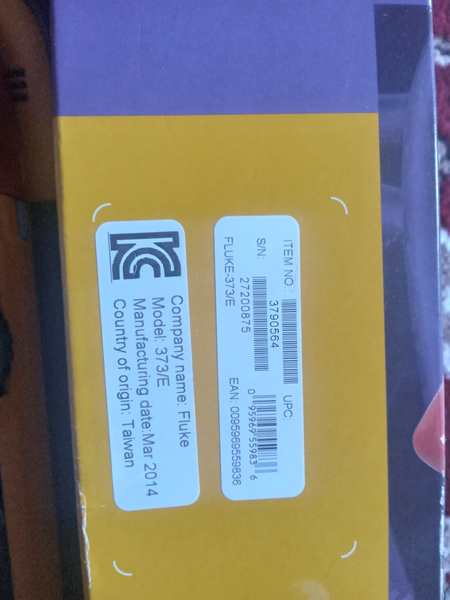 Fluke 373 
Диапазон измерени