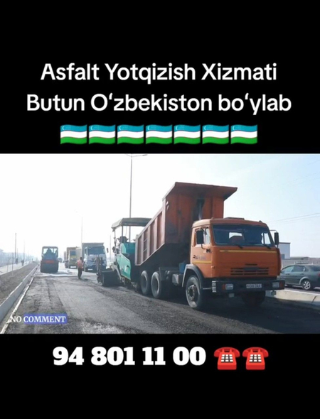 ASFALT Yotqizish Xizmati Butun Toshkent Asfaltlash xizmatlari