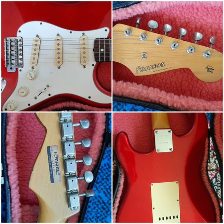 Fernandes the revival sts64 candy apple rad  made in JAPON