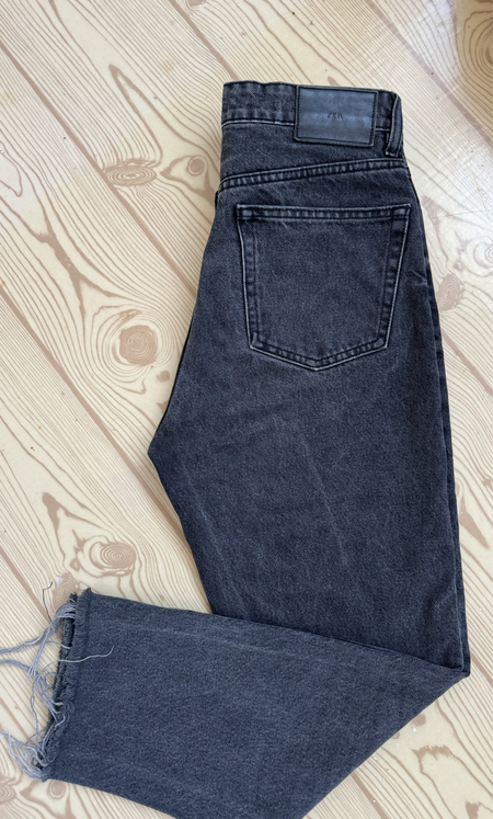 Джинсы серые “Zara”, х/б, разм. Eur 36