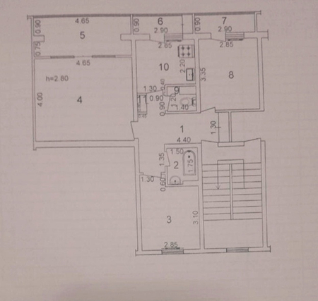3/3/4 /французская план Академ городок ориентир it-парк
