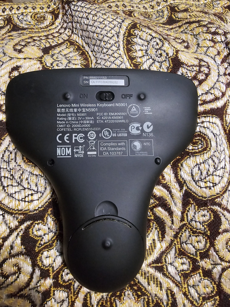Пульт управления, мышка Lenovo n5901