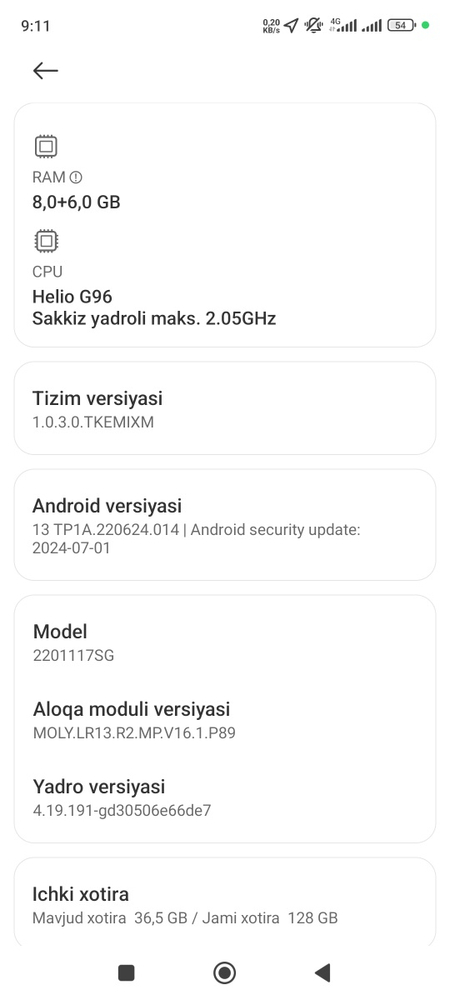 Redmi Note 11s telifoni sotiladi
