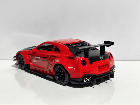 Nissan GTR R35 железная машинка модель 1:24 - Доставка
