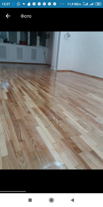 Шлифовка паркета пола