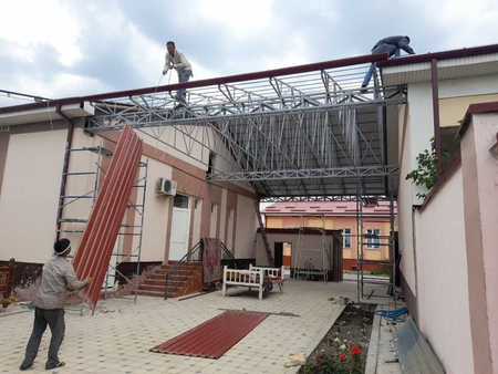 Katta xajmdagi binolar ustini yopish xizmati
