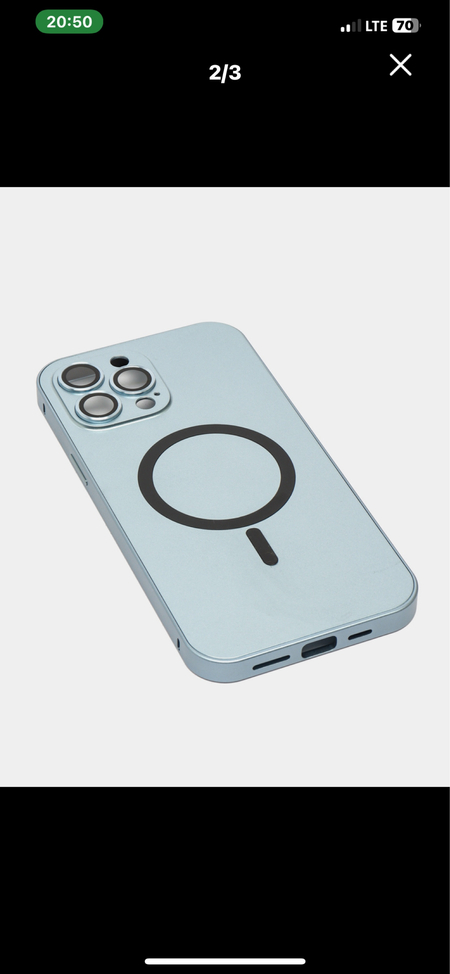 Iphone chexol metall alyuminiy korpusli