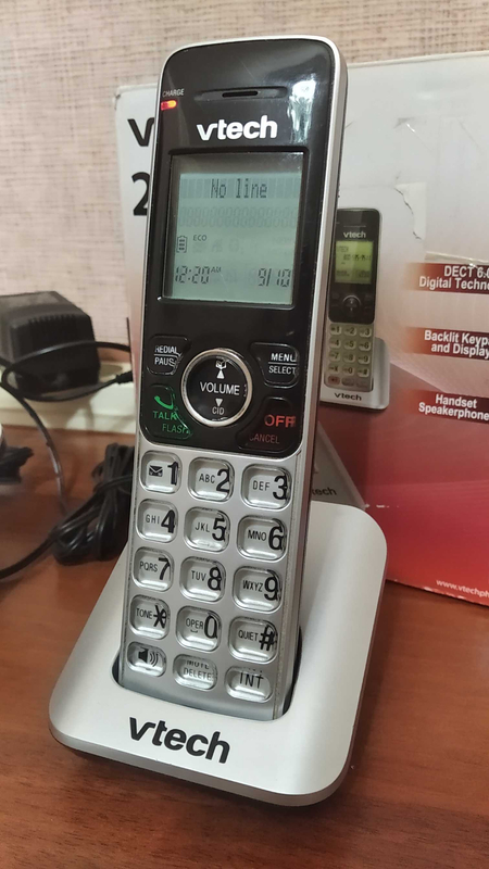 Продам радиотелефон VTECH две трубки на один телефонный номер.