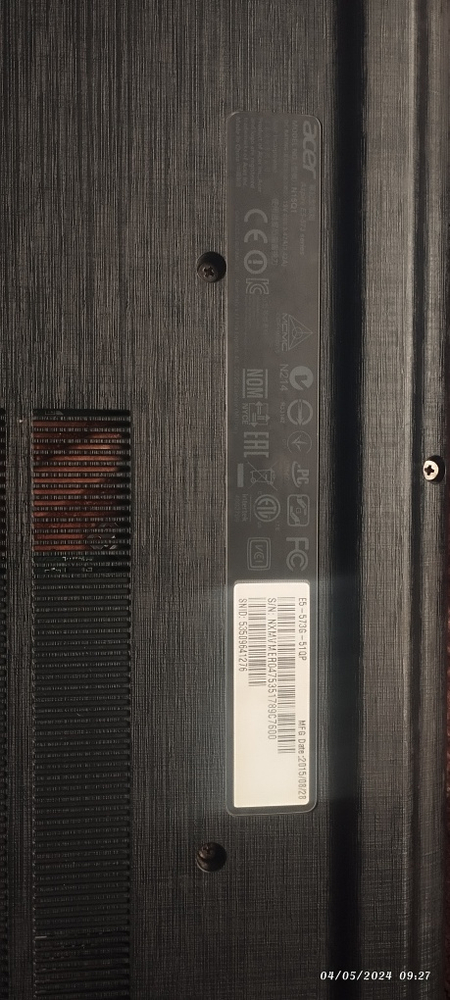 Noutbuk Acer cori5 8/256 SSD