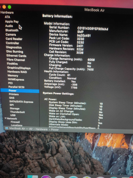 MacBook air 2011 4/128gb 78 sikl