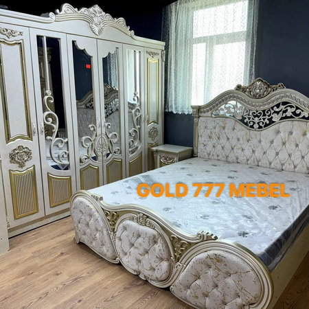 #Spalni komplekt MDF xaytek\\n\\nRANGI: OQ BRONZA \\n\\nKOMPLEKDA: \\n1)SPALNI+S