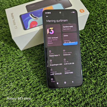 Redmi Note 11 sotiladi 128/6Gb