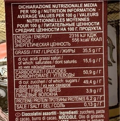 Шоколад от Feletti 260грамм