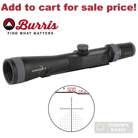 Новый прицел Burris eliminator IV 4x16x50(строенной дальном и бал кал)