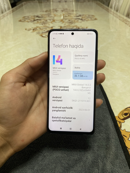 Poco x3 nfc ideal
