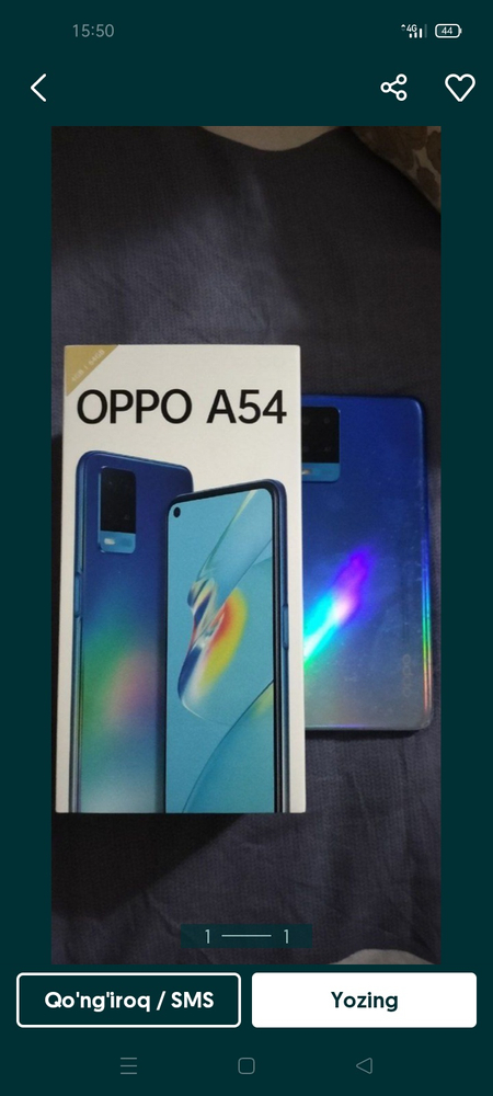 Oppo 54 A sotiladi xolati idyal