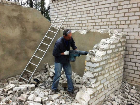 Слом, демонтаж. Вывоз строймусора