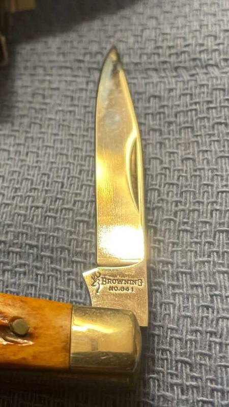 Складной нож BROWNING 311 Small Stockman. Сделано в Японии.