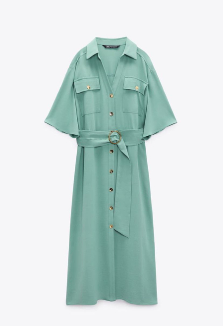Платье рубашка ZARA