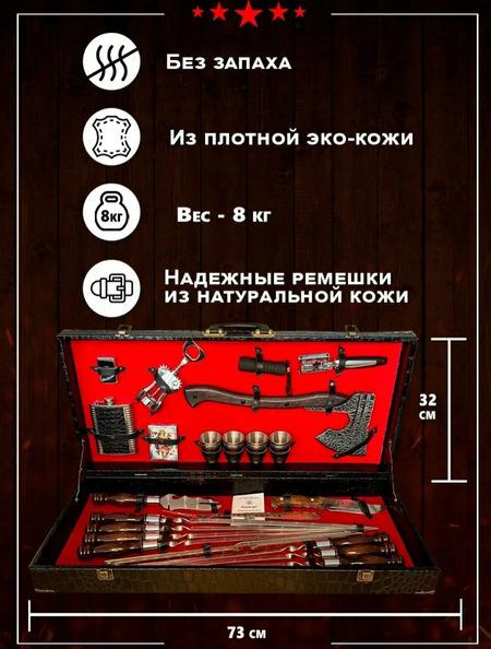 Подарок для мужчины Шашличный набор