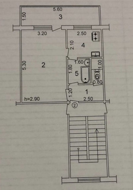 Ттз-1. 1в2-Комн. 38м². Аренда. Ижара. Локомотив.