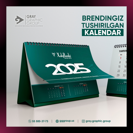 Kalendar, termos, bakal, paket, bloknotlar.