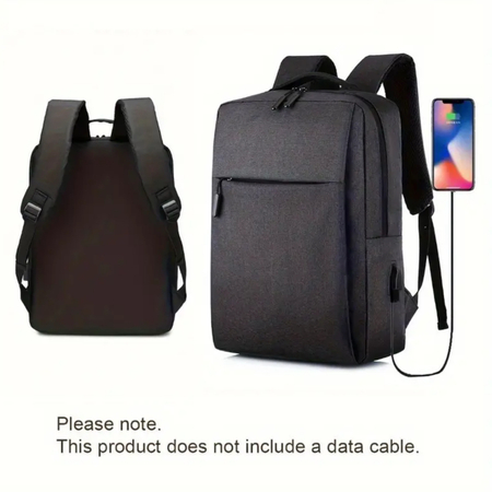Рюкзак мужской, со встроенным USB выходом для зарядки смартфона