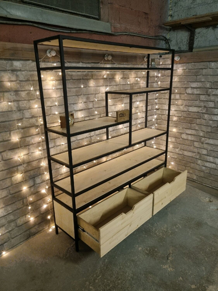 Стеллаж лофт stellaj loft