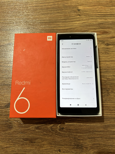 Mi Redmi 6 3/64GB Черный