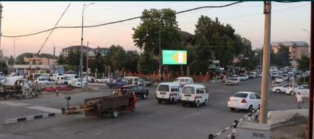 Namanganda led ekranda reklama/Реклама на экран  Намангане.
